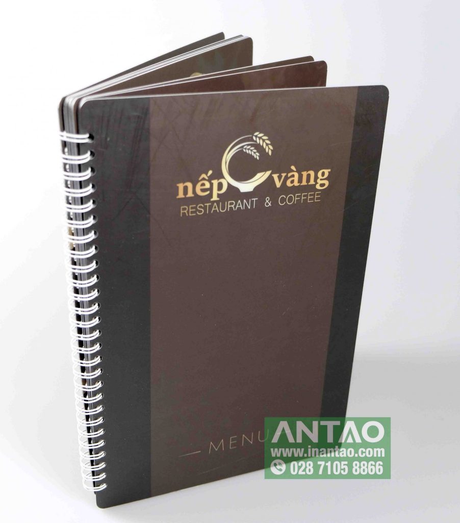 In menu nhựa PVC giá rẻ tại TP HCM & Hà Nội